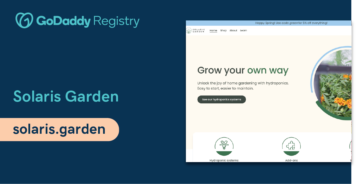 Find Your Perfect Domain | GoDaddy Registry Domain Hub